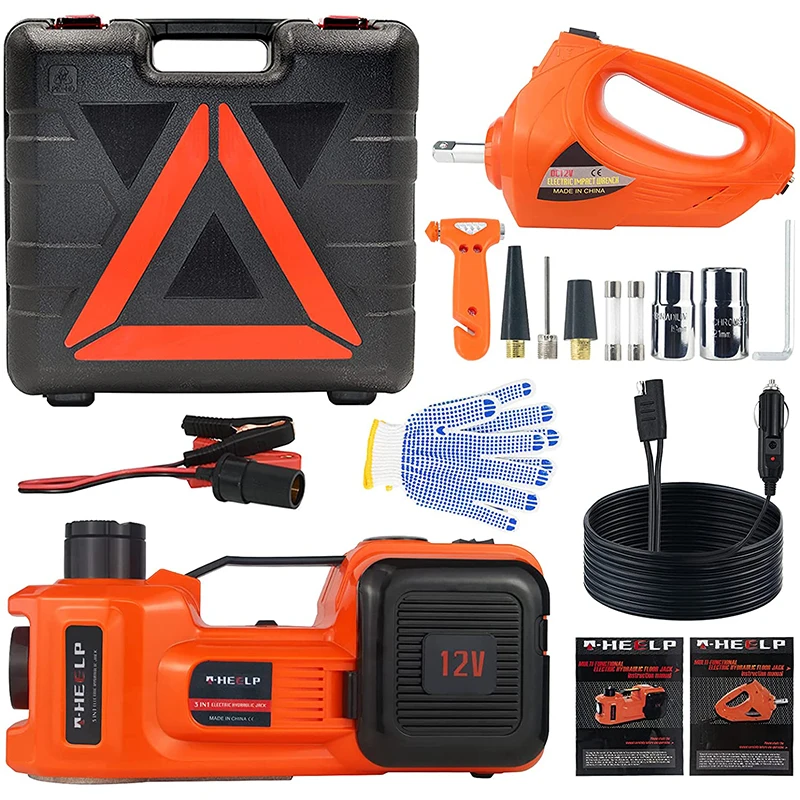 5T 12V 3 em 1 Kit Jack Carro Elétrico 530mm Jack Hidráulico Elétrico ...