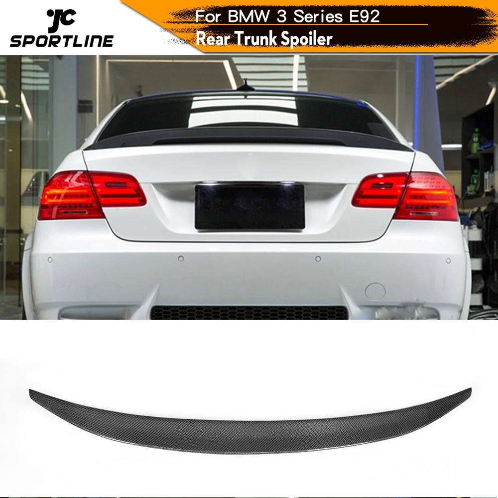 Carbon Fiber / Frp Car Rear Spoiler Wing Trunk Lip For Bmw E92 Spoiler ...