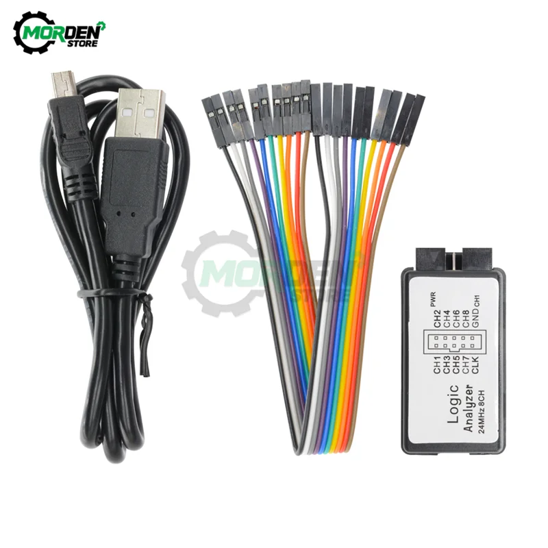 Microcontroller Arm | Logic Analyzer | Measuring Tool | Fpga | Oscilloscopes - 24m 8ch Mini ...