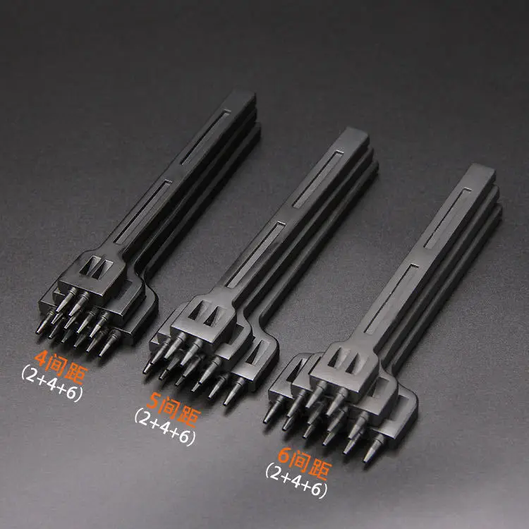 POINCON,4mm new vesion set--Outil de poinçonnage en cuir à rangée ronde ...