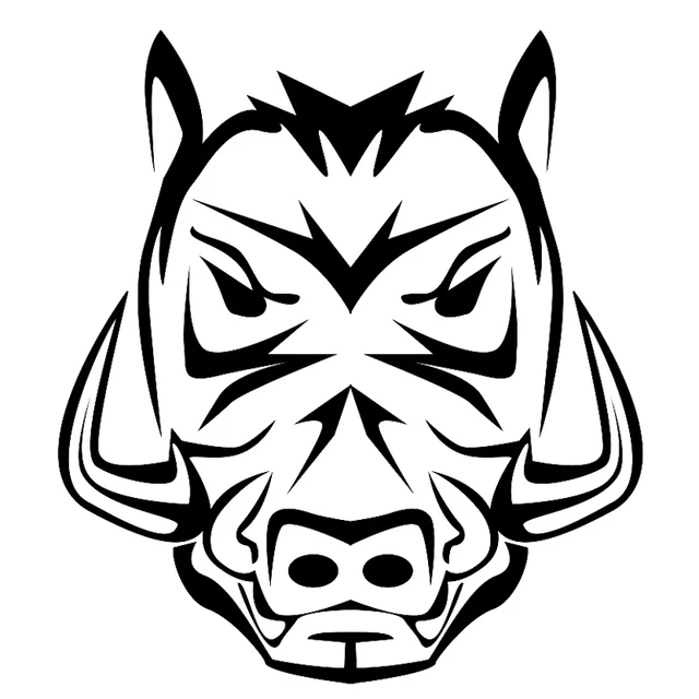 Wild Boar Skull Tattoo