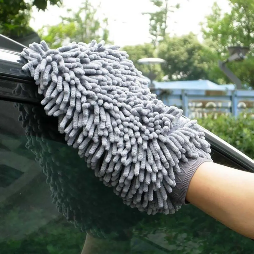 1Pc-Car-Wash-Washing-Microfiber-Chenille-Mitt-Auto-Cleaning-Glove-Dust ...
