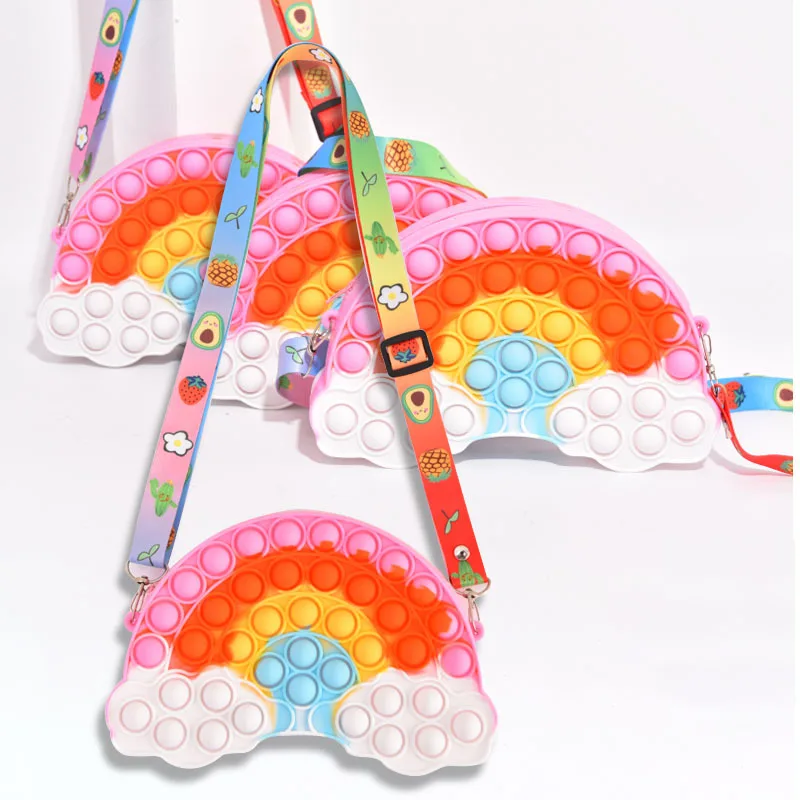 Cute-Bag-Fidget-Toys-Reliver-Stress-Toy-Rainbow-Push-Bubble-Fidget-Toy ...