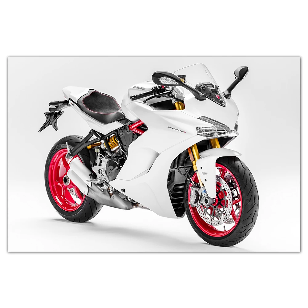 Ducati Supersport S Motorcycle Poster Canvas Prints Wall Art Painting ...