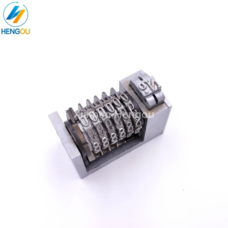 2 Pieces free shipping 6 digit numbering machine 4x8 all stainless ...