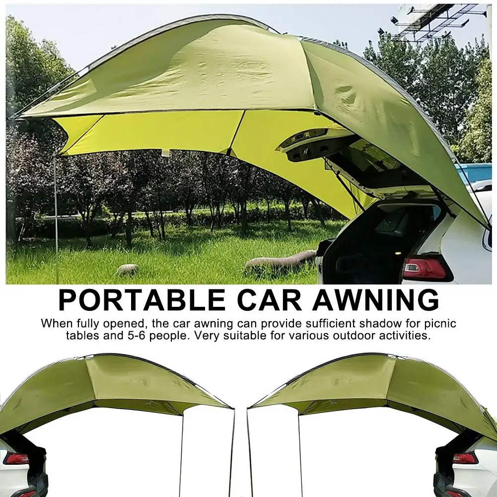 Outdoor-Lightweight-Waterproof-Tent-Durable-Auto-Camping-SUVSedan-Anti ...