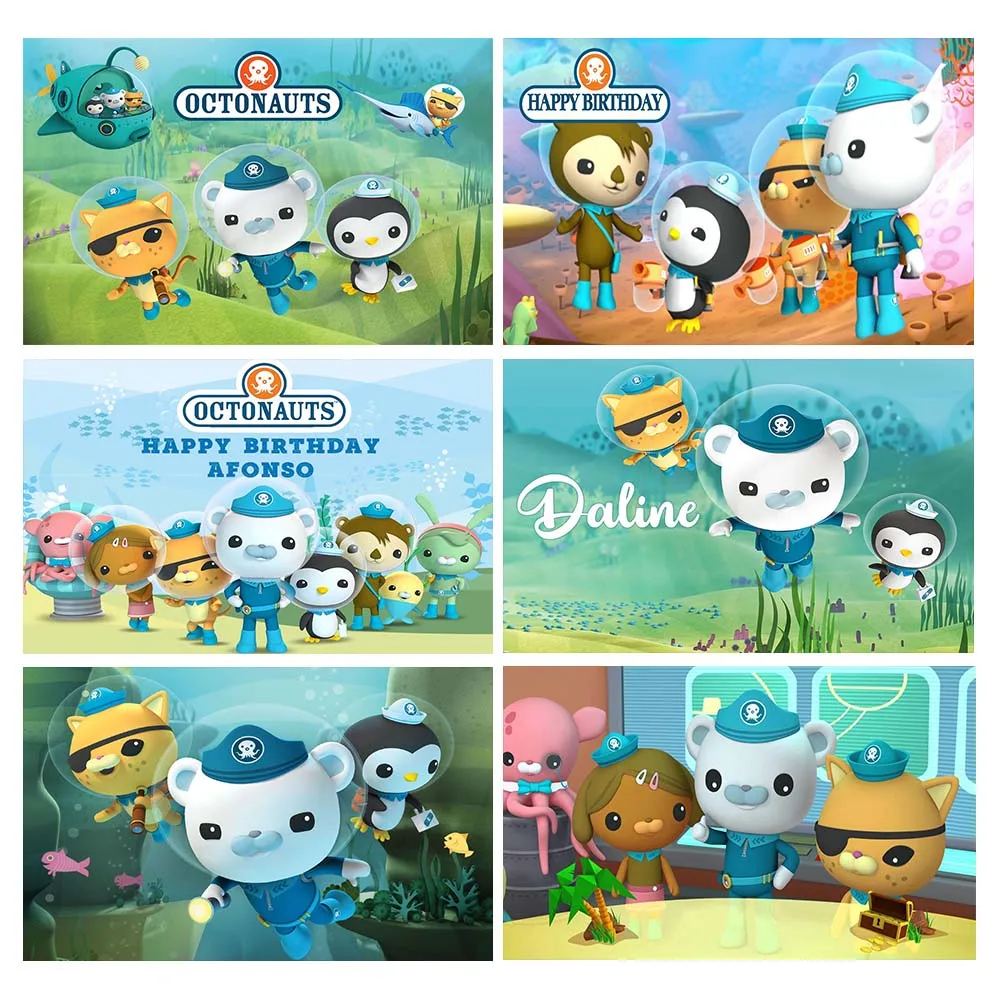 Woncol Octonauts Photography Backdrops Child Birthday Photo Backgrounds ...