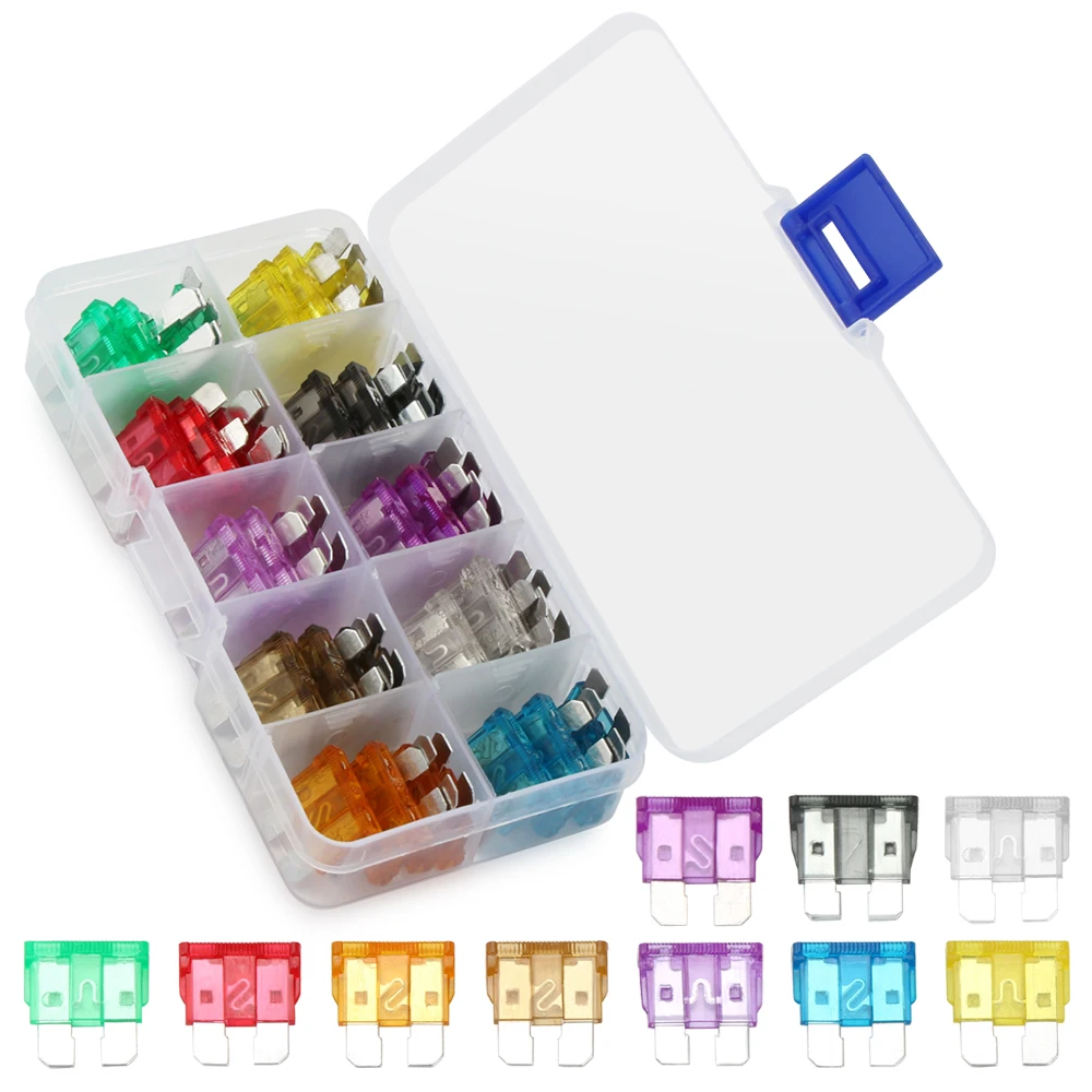 50PCS-Car-Fuses-Auto-Blade-Type-Fuse-Set-Accessories-for-toyota-chr ...
