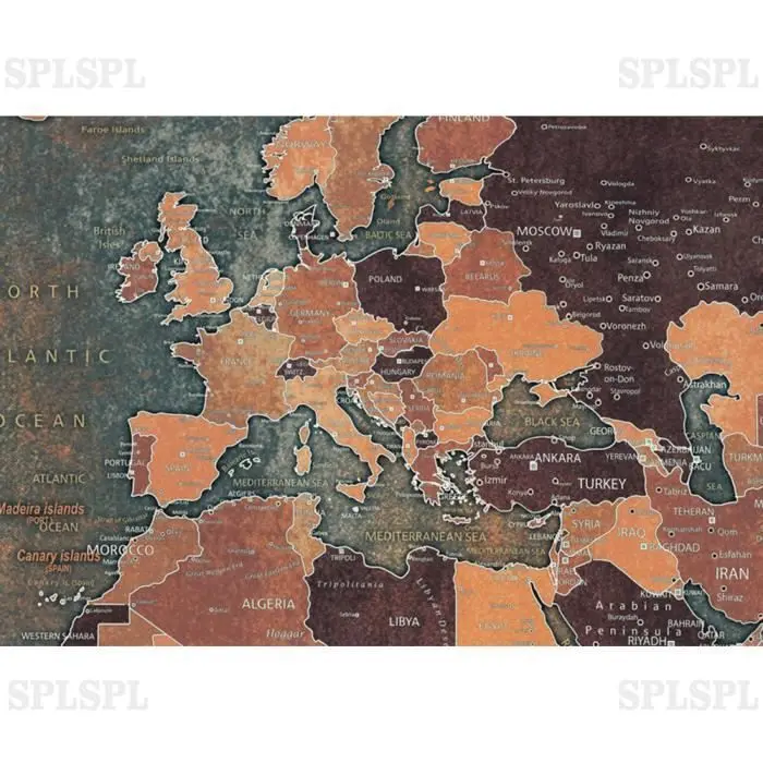 Sensible Quizás Móvil murando mapamundi Marinero Clásico estera