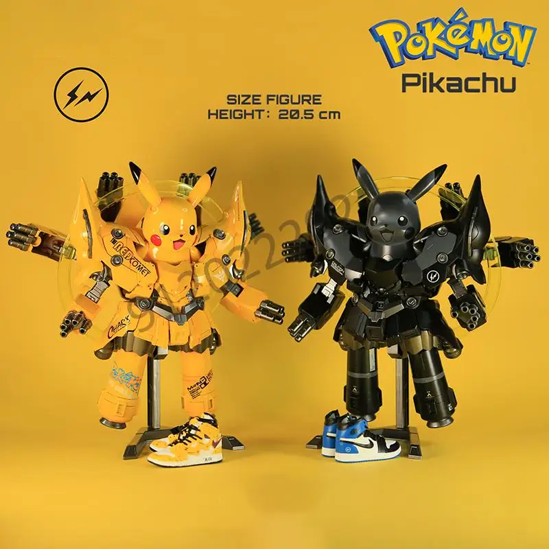 New-Bandai-Pokemon-Anime-Pikachu-Mobile-Suit-Gundam-Assembly-Kawaii ...