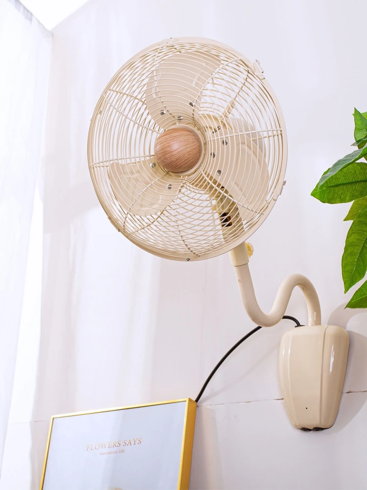 Retro-12inch-Wall-fan-wall-mounted-electric-fan-home-restaurant-shaking ...