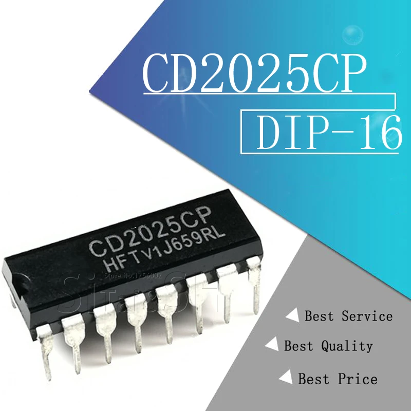 1pcs/lot CD2025 CD2025CP YG2025 DIP 16 IC Original New Wholesale Electronic In Stock|dip16 ...