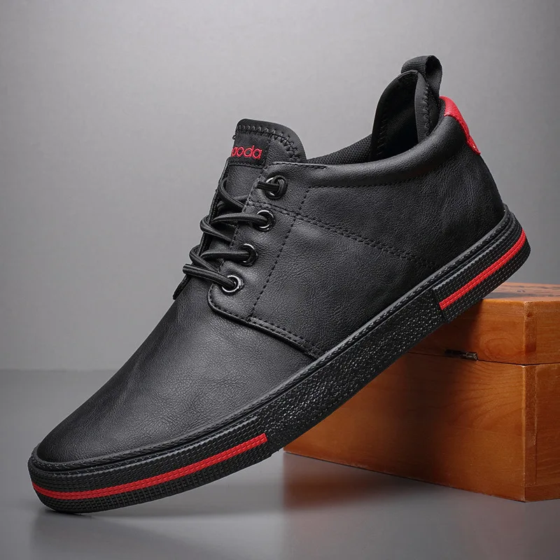 Spring-2021-New-Men-s-Casual-Leather-Shoes-Soft-soled-Bean-Shoes-Men-s ...