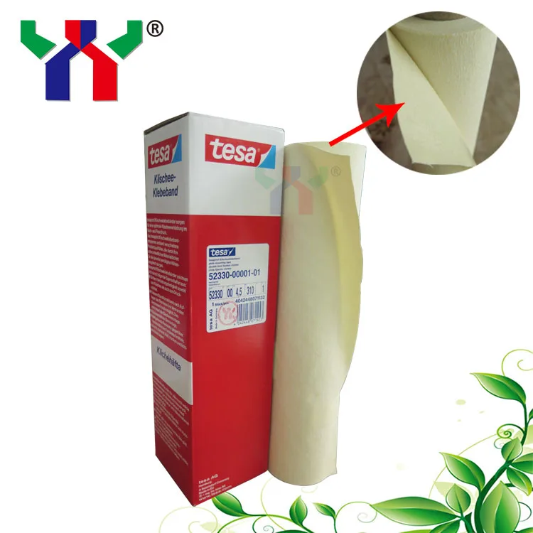 플렉소 인쇄 밝은 노란색 양면 테이프 접착제 Tesa 52330|카트리지칩| - AliExpress