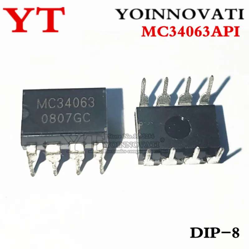10pcs/lot MC34063API MC34063 34063API DIP-8 New original