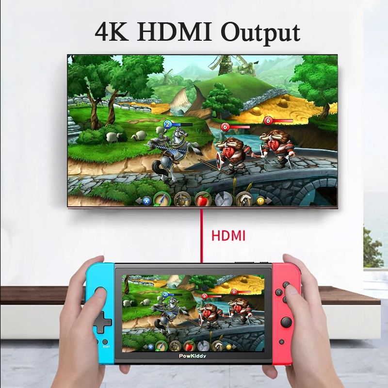 X2 Handheld Game Console 7 inch IPS Screen HDMI Output Retro Video Game ...