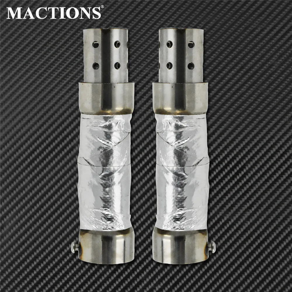 Motorcycle Quiet Baffle Exhaust Pipe Muffler Exhaust Systems For Harley ...