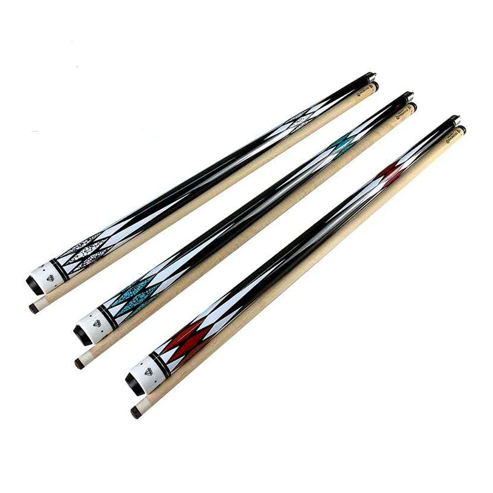 Billiard Pool Cue 1/2 Split American Maple Cue Stick 57" Billar Nine ...