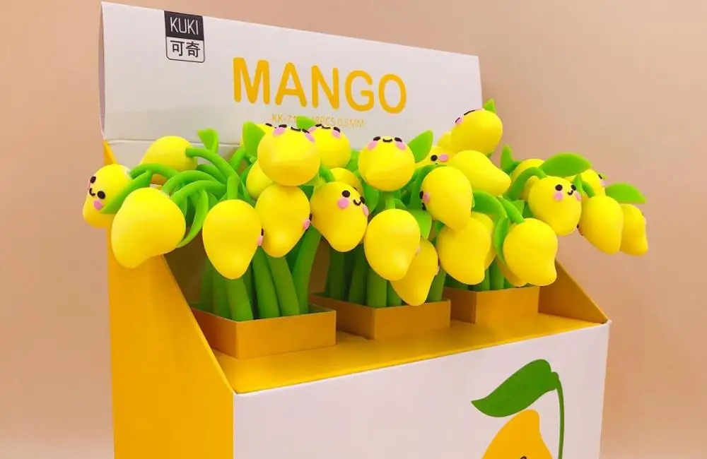 new mango fruit gel pen cartoon school gift student gel ink pen office ...