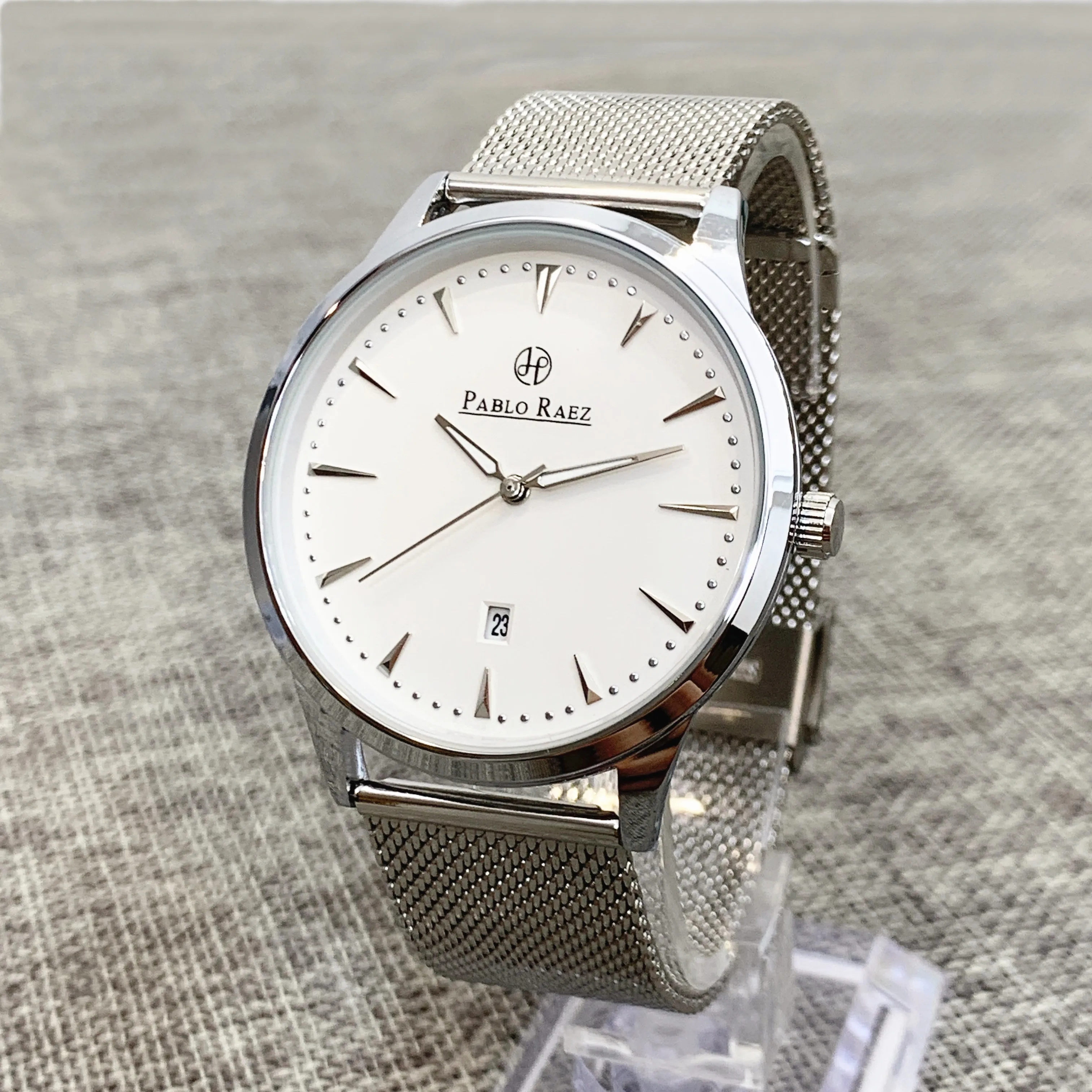 PABLO RAEZ Reloj de pulsera ultradelgado para hombre, cronógrafo de ...