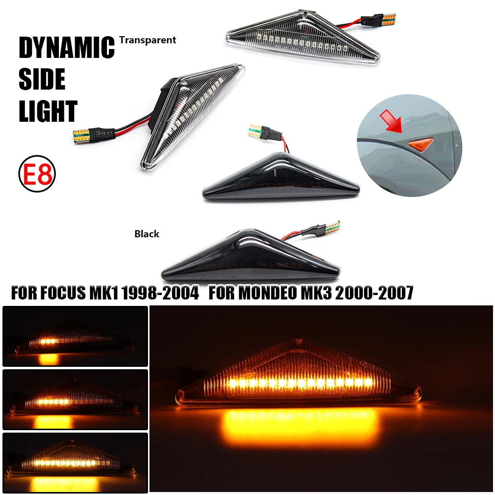 Scroll-Dynamic-Blinkers-LED-Side-Lights-Car-Tuning-Turn-Signal-Lamp-For ...