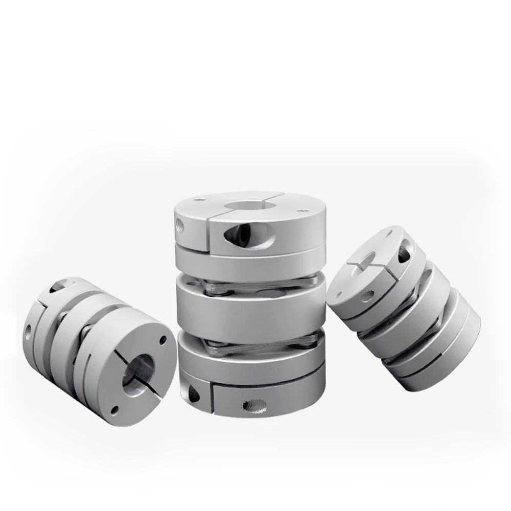 4Pcs CNC D34 L45ไดอะแฟรมคู่ Coupling ยืดหยุ่นข้อต่อมอเตอร์ Encoder ...