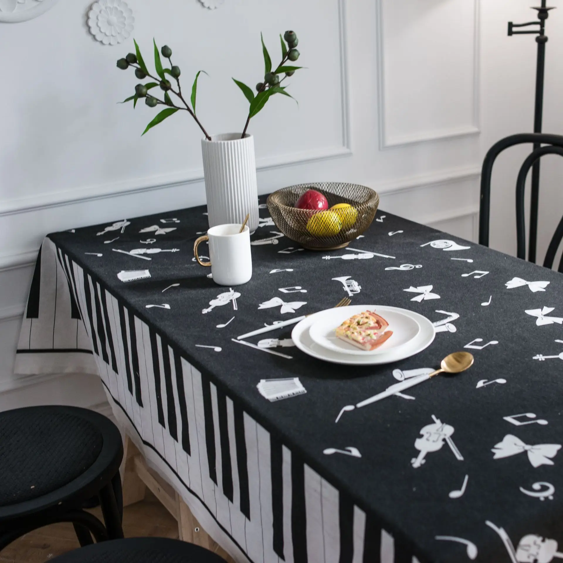 Piano-Printed-Decorative-Tablecloth-Rectangular-Tablecloths-Dining ...