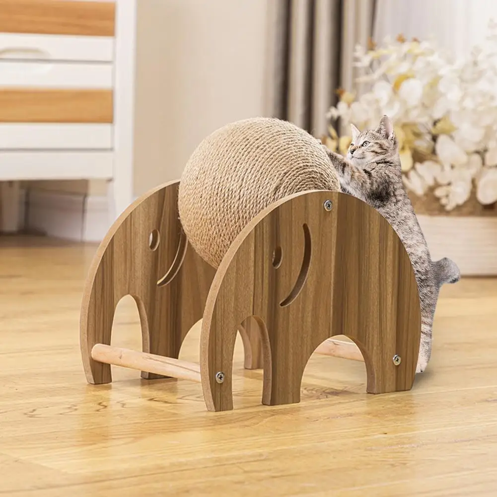 Griffoir,Balle de corde en Sisal pour chat,jouet interactif,griffes ...