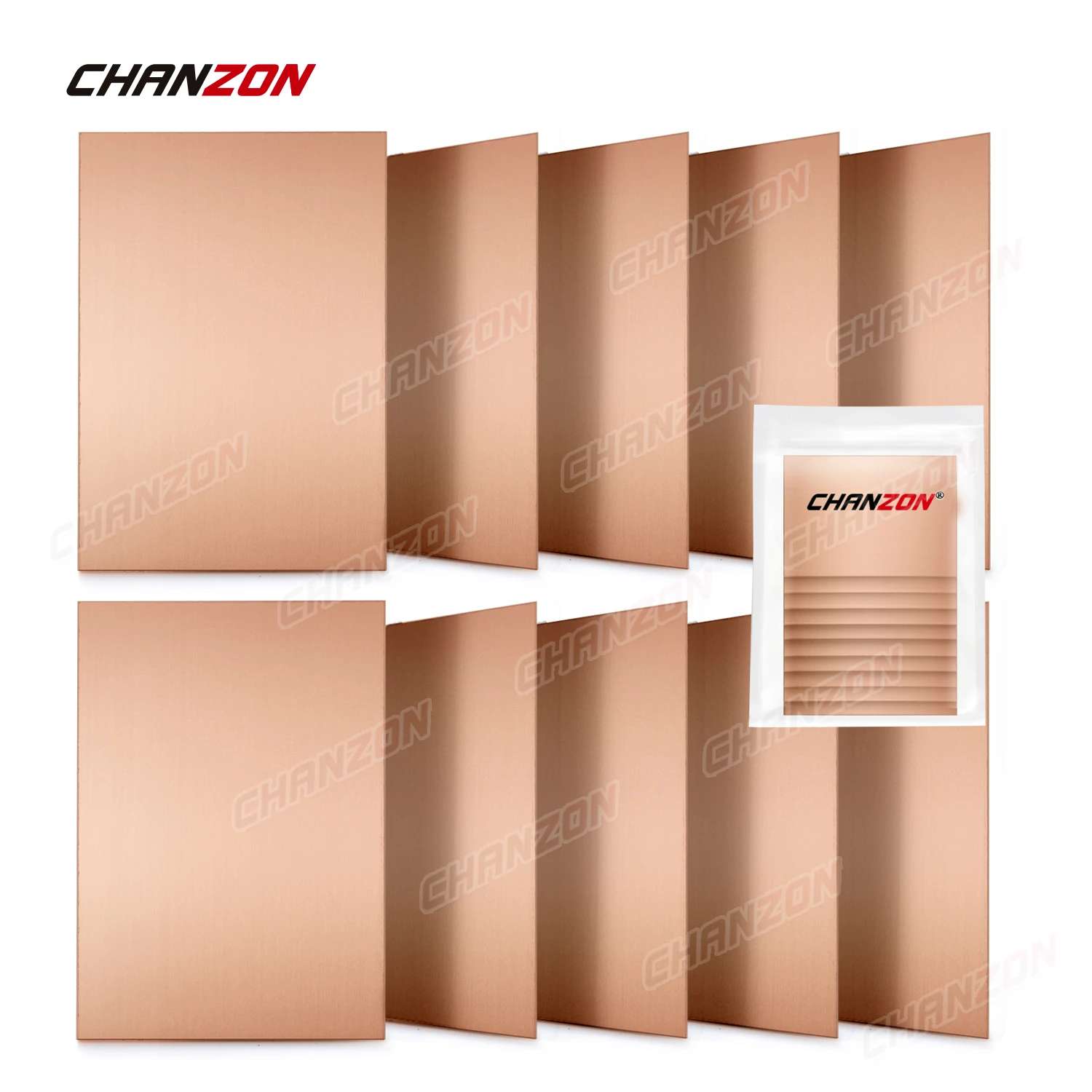 10 Pcs Single Sided Copper Clad Laminate Pcb 7x10cm Copper Plated ...