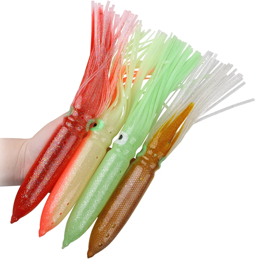 Silicone Skirt Artificial Bait | Silicone Artificial Squid | Artificial ...