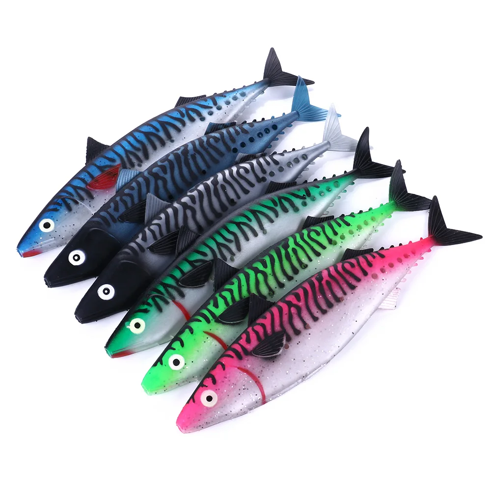 HENGJIA-1pcs-29cm-65g-Artificial-Hollow-Soft-Mackerel-Skin-Lures-Tuna-Deepwater-Sea-Fishing-Big ...