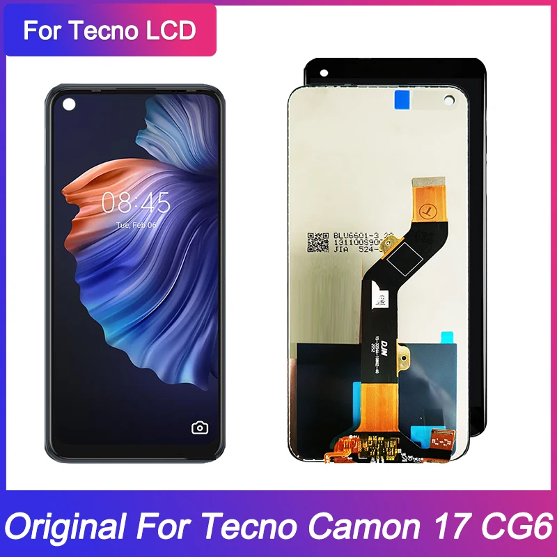 High-quality-Black-6-6-inch-For-Tecno-Camon-17-CG6-CG6j-LCD-Display ...