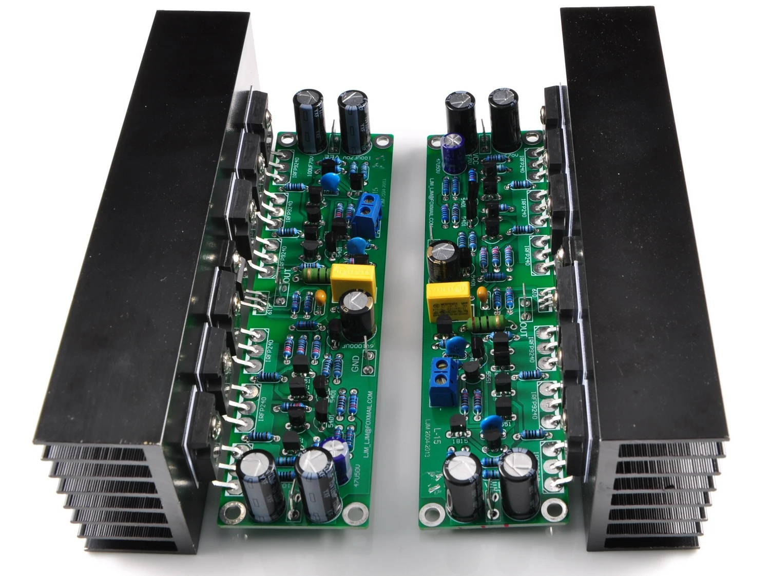 2pcs L15 Fet Power Amplifier 2 Channels 3 Pairs Irfp240 Irfp9240 150w 8r ,300w 4r, 600w 2r ...