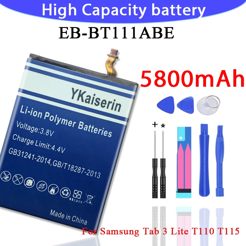 Replacement Battery For SAMSUNG T115 T116 SM T110 SM T111 EB BT111ABC ...