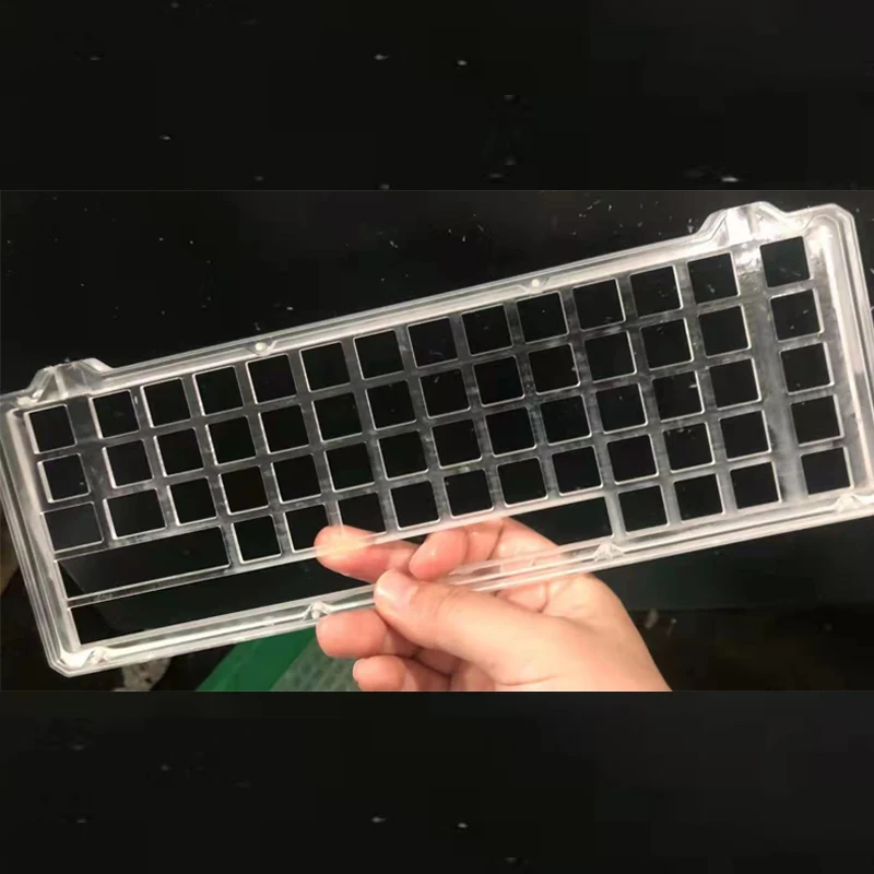 Cnc Plastic Keyboard Mold Cnc Custom Keyboard Case PC Frosted Rapid ...