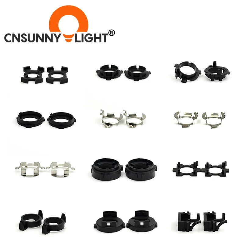H7-LED-Headlight-Bulb-H1-Adapter-Base-Retainer-Holder-Socket-Lamp-Mount ...