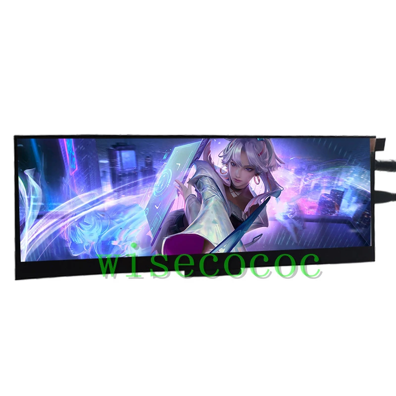 Monitor portátil 14 Polegada 3840*1100 4k lcd painel de toque ...