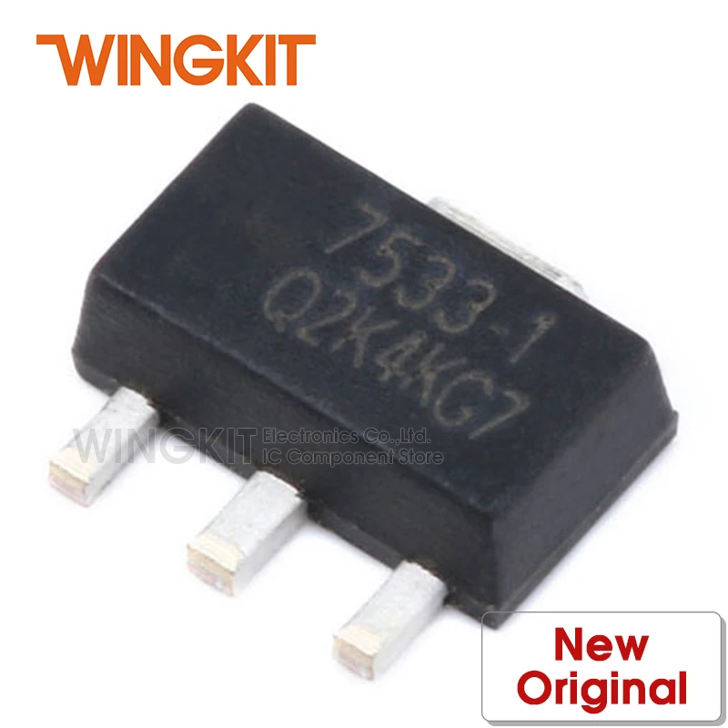 10pcs Ht7533-1 Sot89 Ht7533 Ht75 7533 / 7533-1 Sot-89 100ma Voltage ...