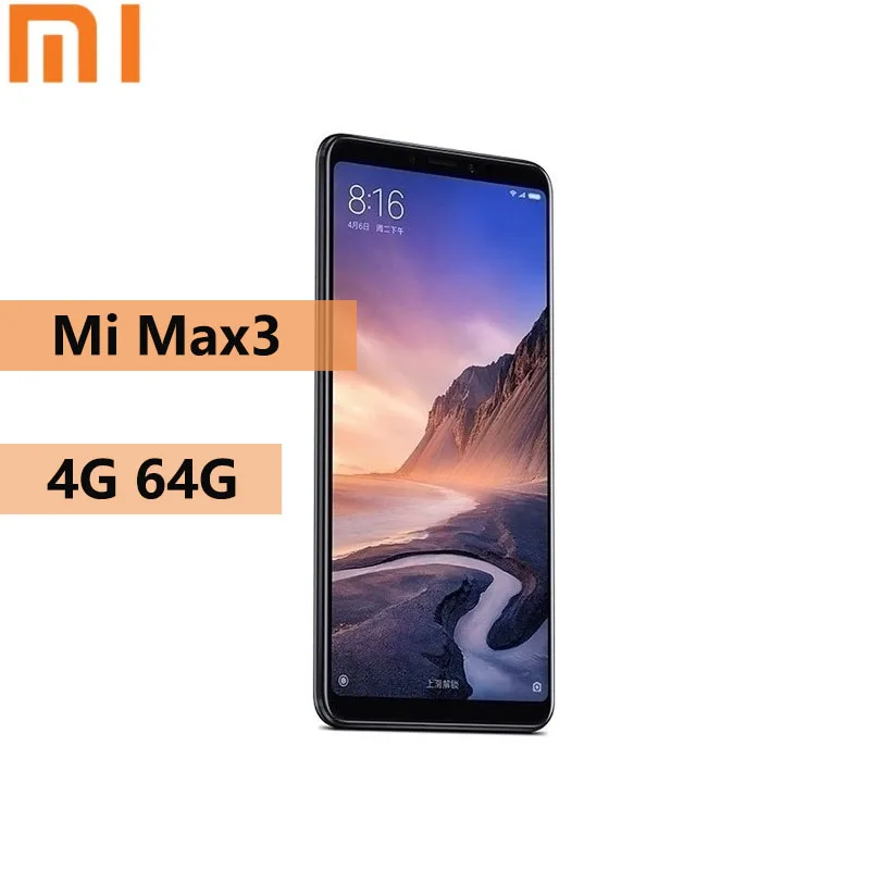 Xiaomi Mi Max3 Max2 Max1 6.9 Inch 4g Ram 64gb Rom Fingerprint 4g ...
