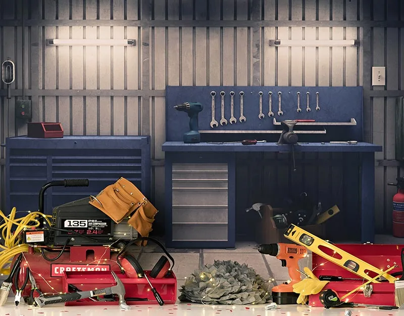 DIY-tool-house-backgrounds-boys-birthday-photo-shots-vinyl-kids ...