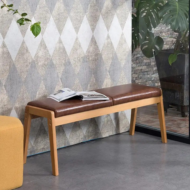 Nordic Bench ไม้ Bench Creative เก้าอี้นอนเก้าอี้รับประทานอาหารตาราง ...