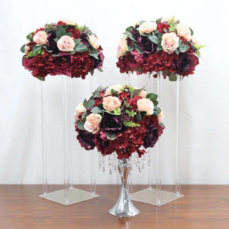 Red Wedding Flower Centerpieces
