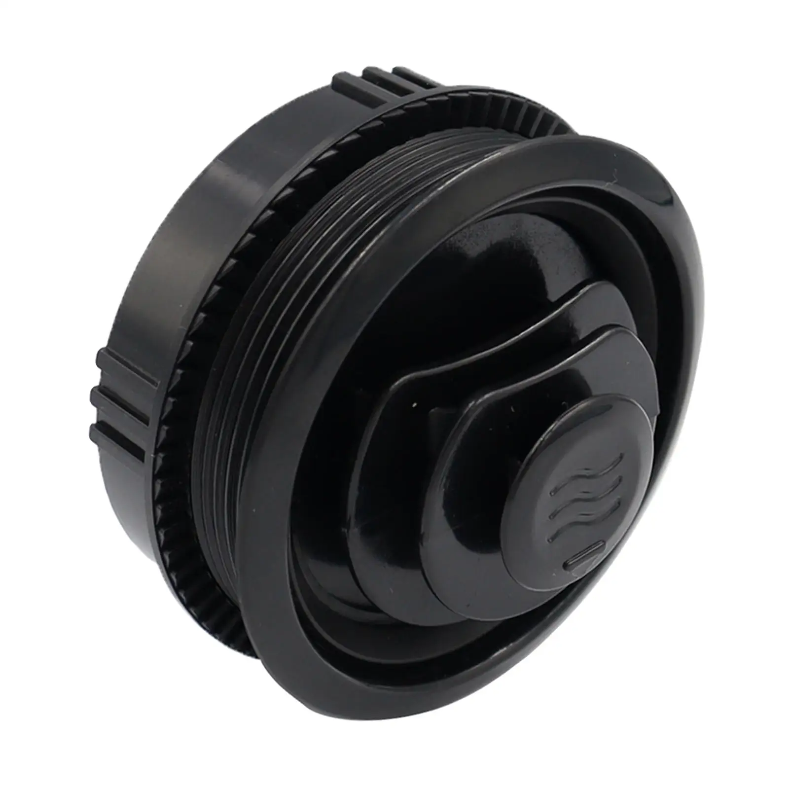 Ac 히트 에어 덕트 벤트 63mm 배기 포트 환기 그릴 자동 대시 보드 장착 인테리어 자동차 슬리퍼 케이블 Suv용히터