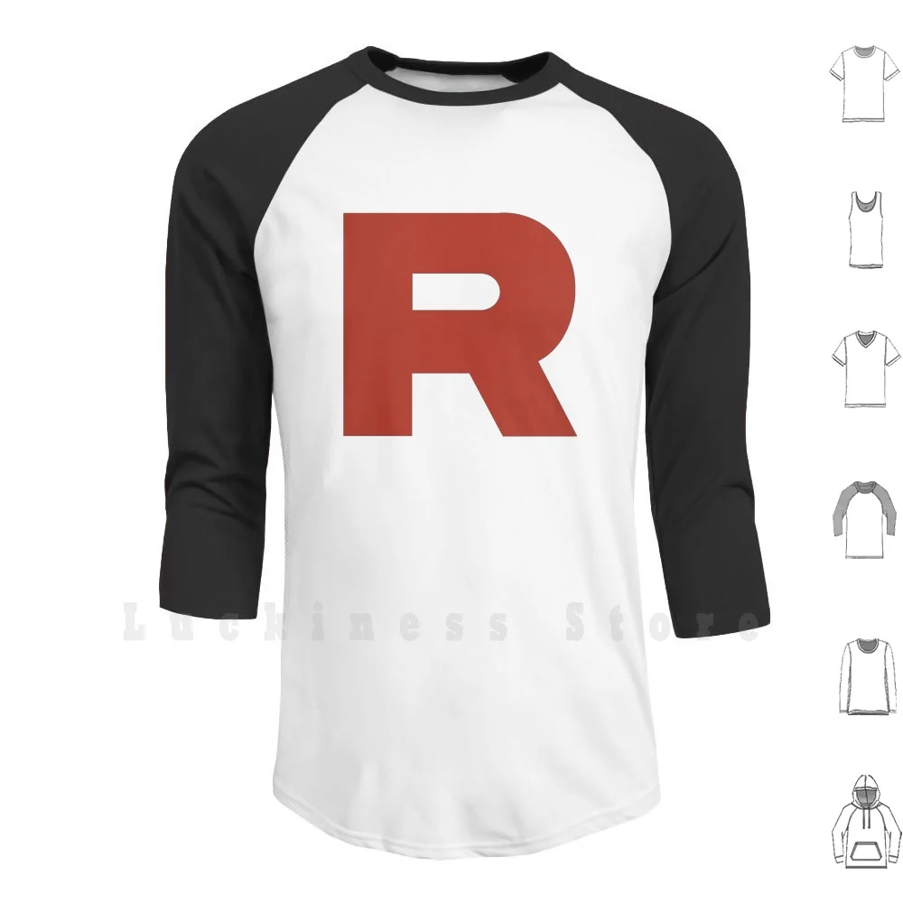Team Rocket Logo Black White