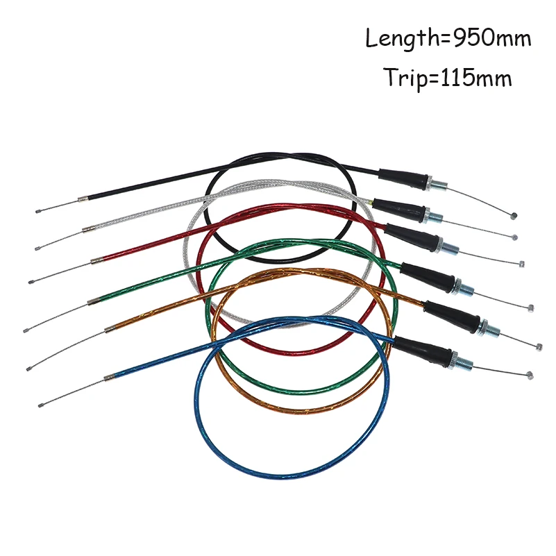 Motorcycle-Gas-Throttle-Cable-Wire-Line-For-Pit-Dirt-Bike-Motocross ...