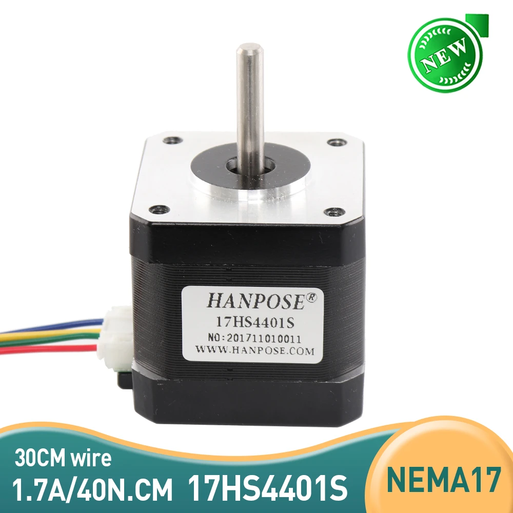 1PCS Nema 17 motor 42BYGH 40N.CM 1.7A 17HS4401S motor for CNC XYZ 3D ...