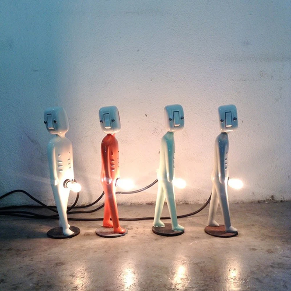 Novelty Table Lamp Usb Funny Resin Human Body Desk Lamp Fun Reading ...
