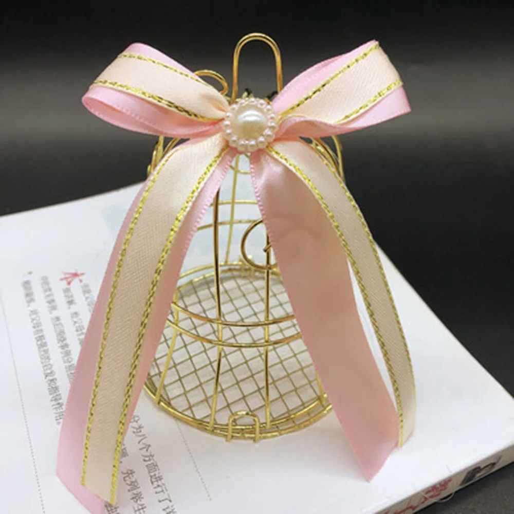 Mini Metal Gold Vintage Retro Bird Cage Candy Boxes Baby Shower Favor ...