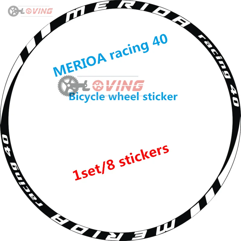 12pics/set rim high quality decals mountain bike disc wheel decals MBT ...