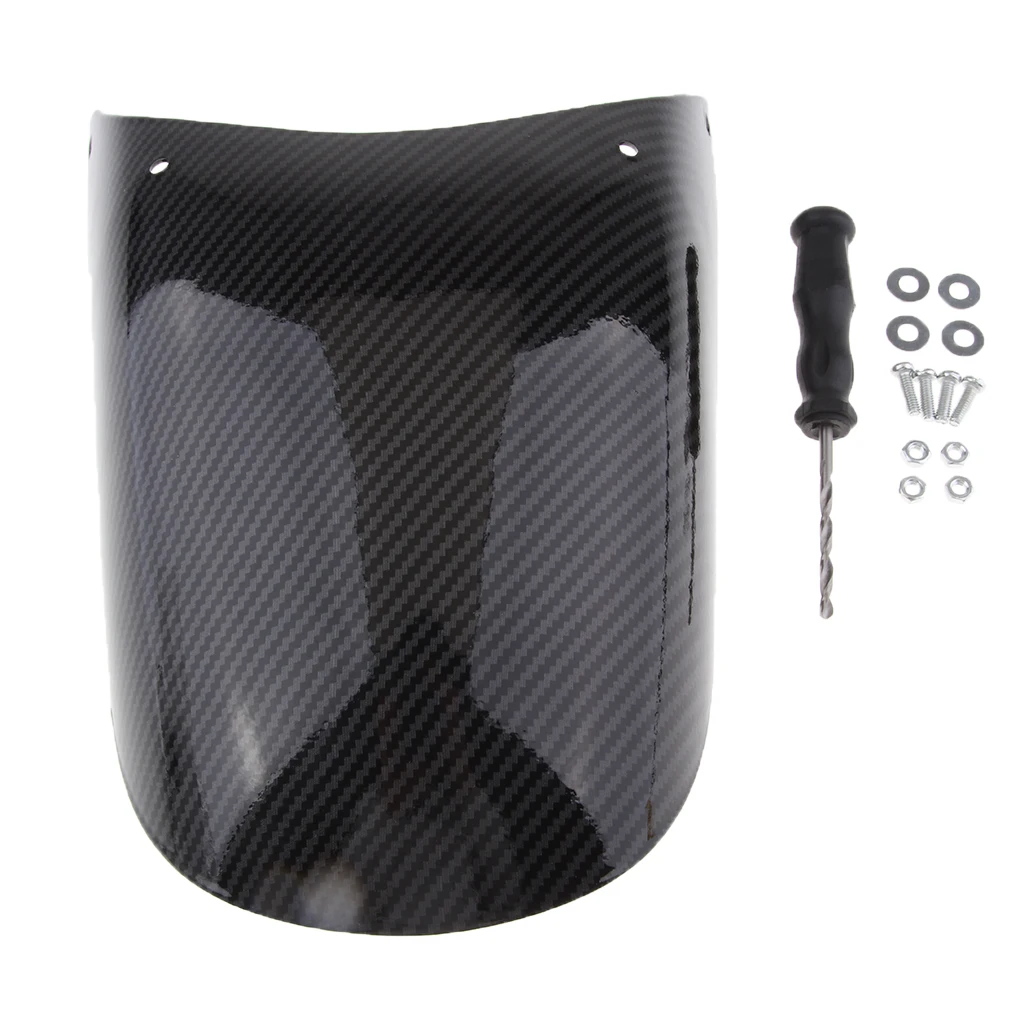 1 Set Motorcycle Front Fender Extender Motorbike Carbon Fiber Front ...